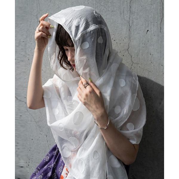 ZOZO問い合わせ番号:109166444ショップ:antiqua，アンティカブランド:antiqua，アンティカ商品名:ドット柄 フード付き ストールカテゴリ:ファッション雑貨>ストール/ショールブランド品番:NUI-00001素材...