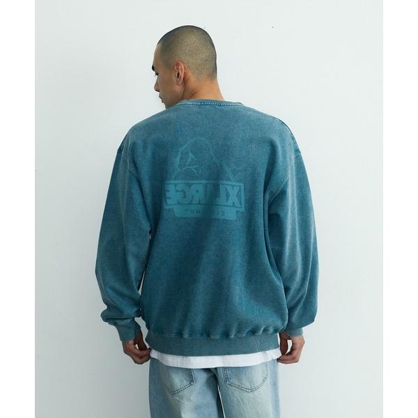 ZOZO問い合わせ番号:109168468ショップ:XLARGE，エクストララージブランド:XLARGE，エクストララージ商品名:WASHED BACKSIDE OG CREWNECK SWEATSHIRTカテゴリ:トップス>スウェッ...
