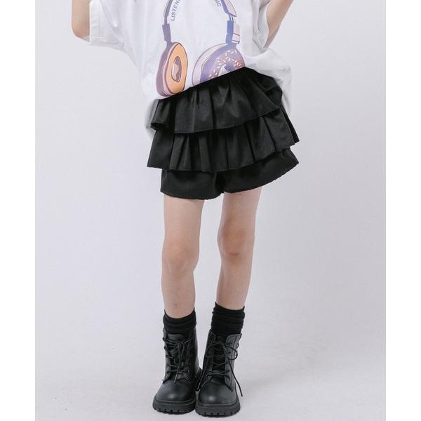 ZOZO問い合わせ番号:109170221ショップ:moredays store，モアデイズ・ストアブランド:URBAN CHERRY，アーバンチェリー商品名:【インナーパンツ付】ティアードフレアスカートカテゴリ:スカート>スカートブ...