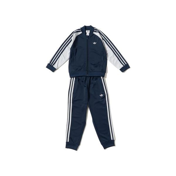 ZOZO問い合わせ番号:109171226ショップ:BEAMS WOMEN，ビームスウィメンブランド:こども ビームス，コドモビームス商品名:adidas / スーパースター トラック スーツ セットアップ（110〜130cm）カテゴリ:ト...