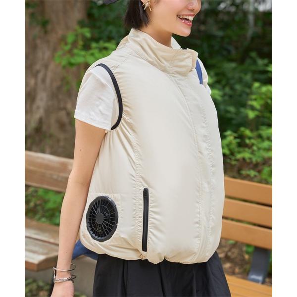 ZOZO問い合わせ番号:109171933ショップ:kobelettuce，コウベレタスブランド:KOBE LETTUCE，コウベレタス商品名:「 空調風神服 」 スタンドカラーベスト　ウェア単品カテゴリ:アウトドア/スポーツ>アウト...