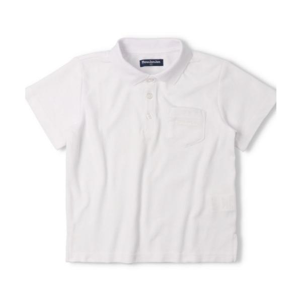 ZOZO問い合わせ番号:109172069ショップ:こどもの森e-shop，コドモノモリイーショップブランド:moujonjon，ムージョンジョン商品名:【WEB限定】【100〜160cm】鹿の子半袖白ポロシャツカテゴリ:トップス>ポ...