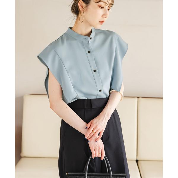 ZOZO問い合わせ番号:109186093ショップ:Spick &amp; Span，スピック アンド スパンブランド:NOBLE，ノーブル商品名:《追加》スクエアースリーブフロントオープンブラウス3カテゴリ:トップス>シャツ/ブラウ...