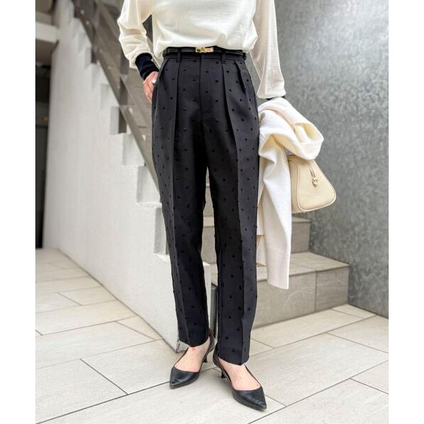 ZOZO問い合わせ番号:109210868ショップ:NOLLEY'S，ノーリーズブランド:NOLLEY'S，ノーリーズ商品名:ウォッシャブルドットツッキリテーパードパンツカテゴリ:パンツ>その他パンツブランド品番:6-0035-1-0...