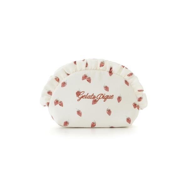 ZOZO問い合わせ番号:109249380ショップ:gelato pique，ジェラート　ピケブランド:gelato pique，ジェラートピケ商品名:ストロベリー総柄ポーチカテゴリ:財布/小物>ポーチブランド品番:PWGB26459...