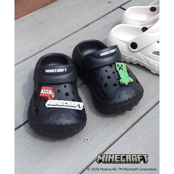 ZOZO問い合わせ番号:109287215ショップ:RUGGEDWORKS，ラゲッドワークスブランド:RUGGEDWORKS，ラゲッドワークス商品名:「マインクラフト」キッズ EVAサンダル 立体シューズチャーム ラバーパッチ付きカテゴリ:...