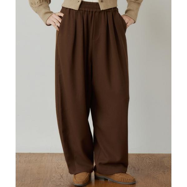 ZOZO問い合わせ番号:109324928ショップ:OLUN，オルンブランド:OLUN，オルン商品名:Double tuck easy pants/ダブルタックイージーパンツカテゴリ:パンツ>スラックスブランド品番:138264-11...