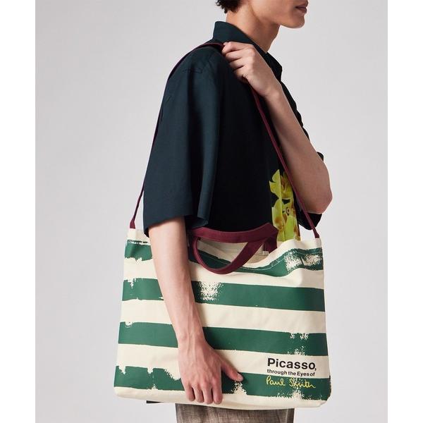 ZOZO問い合わせ番号:109328086ショップ:Paul Smith，ポール・スミスブランド:Paul Smith，ポールスミス商品名:Picasso， through the Eyes of Paul Smith”　ボーダー トートバ...