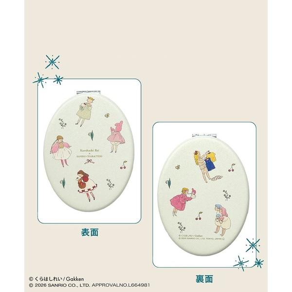※このアイテムは返品・交換対象外商品です。ZOZO問い合わせ番号:109328459ショップ:COMMON WARE，コモンウェアブランド:nicott，ニコット商品名:NC:くらはしれい×サンリオキャラクターズ 折りたたみラウンドミラーカ...