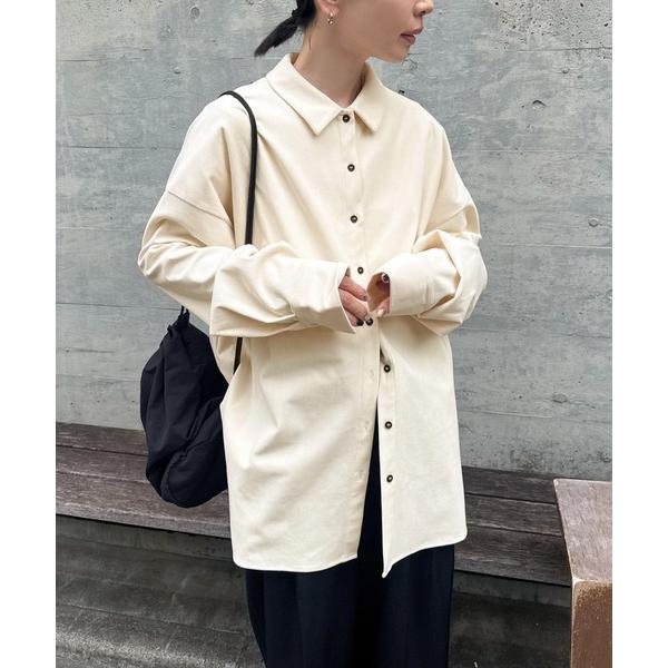 ZOZO問い合わせ番号:109365939ショップ:select MOCA，セレクトモカブランド:select MOCA by son，セレクトモカバイソン商品名:コーデュロイオーバーシャツ「by SON」カテゴリ:トップス>シャツ/...