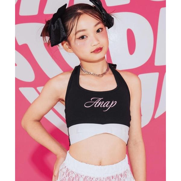 ZOZO問い合わせ番号:109367849ショップ:ANAP，アナップブランド:ANAP GiRL，アナップガール商品名:Ｒｕｕ×ＬＯＶＥＡＮＡＰ　クロスホルタートップスカテゴリ:トップス>タンクトップブランド品番:913-7990素...