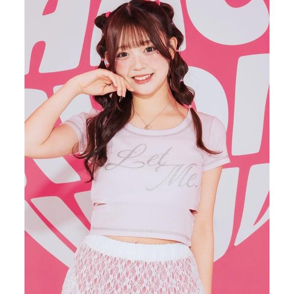 ZOZO問い合わせ番号:109367851ショップ:ANAP，アナップブランド:ANAP GiRL，アナップガール商品名:Ｒｕｕ×ＬＯＶＥＡＮＡＰ　サイドカットリブトップスカテゴリ:トップス>Tシャツ/カットソーブランド品番:913-...