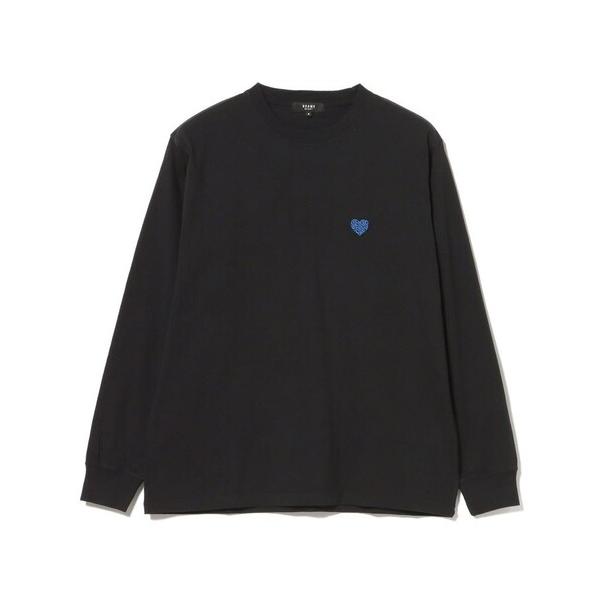 ZOZO問い合わせ番号:109404272ショップ:BEAMS HEART，ビームスハートブランド:BEAMS HEART，ビームスハート商品名:ハート ワンポイント刺繍 ロングスリーブ Tシャツカテゴリ:トップス>Tシャツ/カットソ...