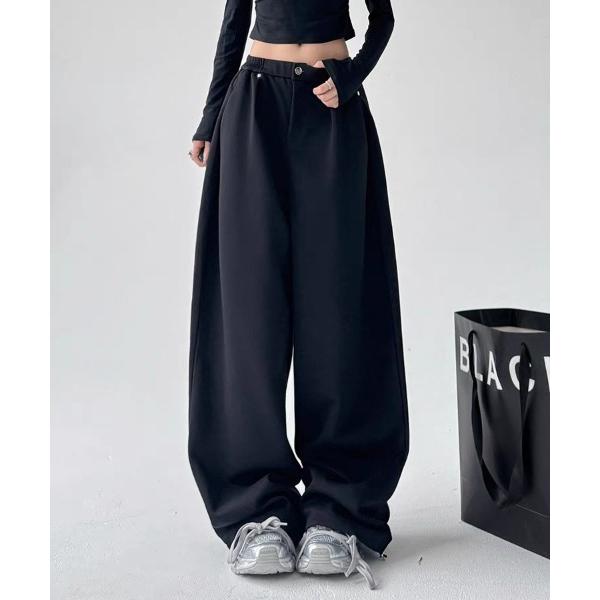 ZOZO問い合わせ番号:109405554ショップ:WEGO，ウィゴーブランド:WEGO，ウィゴー商品名:フロントファスナーコクーンシルエットタックスウェットパンツカテゴリ:パンツ>スウェットパンツブランド品番:DF26SM06-L0...