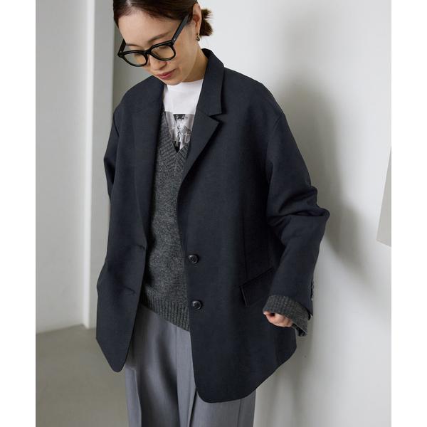 ZOZO問い合わせ番号:109408725ショップ:IENA，イエナブランド:SLOBE IENA，スローブイエナ商品名:「WEB限定/追加4」PE SHARK ビックジャケットカテゴリ:ジャケット/アウター>テーラードジャケットブラ...