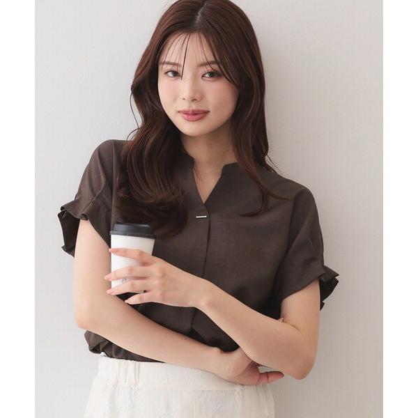 ZOZO問い合わせ番号:109446338ショップ:index，インデックスブランド:index，インデックス商品名:「接触冷感／吸水速乾」タックスキッパーブラウス「防シワ／イージーアイロン／洗濯機OK／9col」カテゴリ:トップス>...