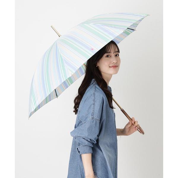 ZOZO問い合わせ番号:109447924ショップ:MOONBAT，ムーンバットブランド:POLO RALPH LAUREN，ポロ ラルフ ローレン，MOONBAT，ムーンバット商品名:日本製 長傘 雨傘 ストライプ ポニー刺繍カテゴリ:フ...