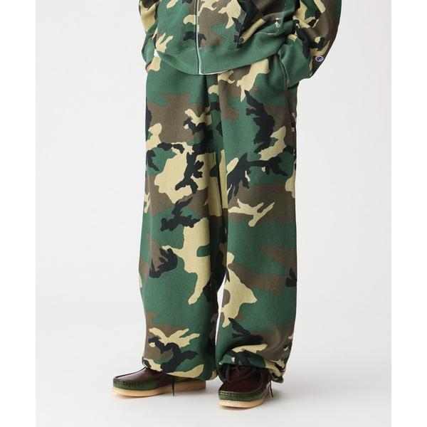 ZOZO問い合わせ番号:109448185ショップ:BEAMS MEN，ビームス メンブランド:Champion，チャンピオン，BEAMS，ビームス商品名:「別注」Champion / リバースウィーブ（R）カモ ワイド パンツカテゴリ:パ...
