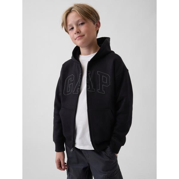 『タイムセール実施中』ZOZO問い合わせ番号:109448443ショップ:GAP，ギャップブランド:GAP，ギャップ商品名:リラックスフィット GAPロゴ ジップアップパーカー (キッズ)カテゴリ:トップス>パーカーブランド品番:74...