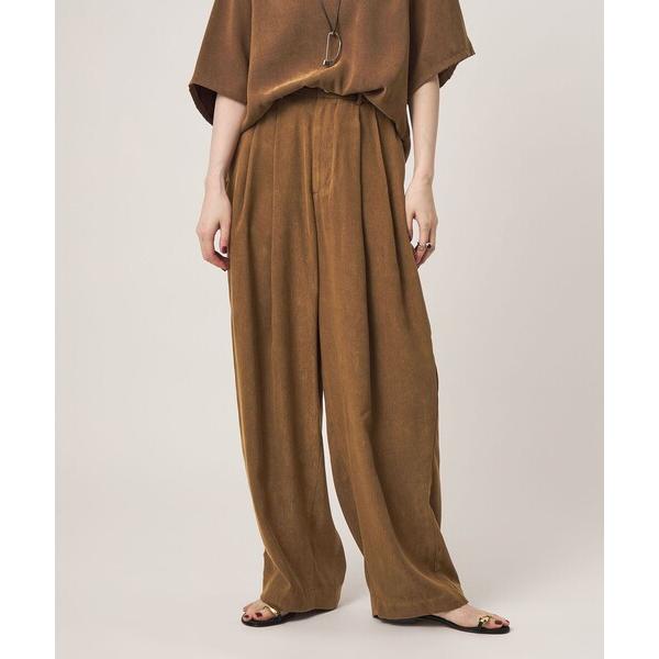 ZOZO問い合わせ番号:109562302ショップ:UNITED ARROWS，ユナイテッドアローズブランド:conte，コンテ，UNITED ARROWS，ユナイテッドアローズ商品名:「conte」スエードライク タックワイドパンツカテゴ...