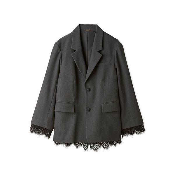 ZOZO問い合わせ番号:109599795ショップ:SNIDEL，スナイデルブランド:SNIDEL，スナイデル商品名:レースレイヤードジャケットカテゴリ:ジャケット/アウター>テーラードジャケットブランド品番:SWFJ264209素材...