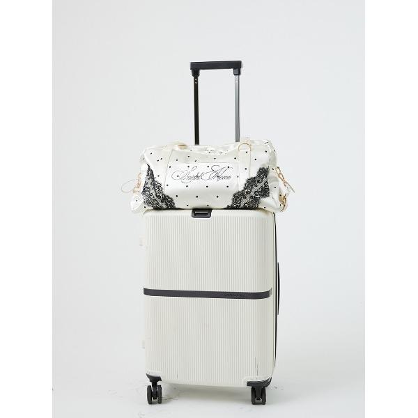 ZOZO問い合わせ番号:109599872ショップ:SNIDEL HOME，スナイデルホームブランド:SNIDEL HOME，スナイデルホーム商品名:「WEB限定カラーあり」ビジューロゴキャリーオンバッグカテゴリ:バッグ>トートバッグ...