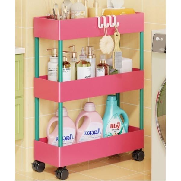 ZOZO問い合わせ番号:109600937ショップ:MANGROVE，マングローブブランド:Made in I，メイドインアイ，MANGROVE，マングローブ商品名:配色カラースリム収納ワゴンカテゴリ:インテリア>収納グッズブランド品...