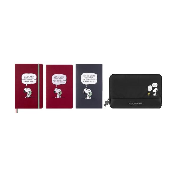 『タイムセール実施中』ZOZO問い合わせ番号:109603669ショップ:MOLESKINE，モレスキンブランド:MOLESKINE，モレスキン商品名:モレスキン × ピーナッツ コレクターズボックス ノートブック カイエジャーナル 付箋 ...