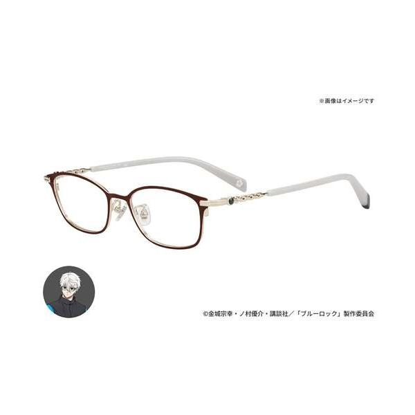 ZOZO問い合わせ番号:109603868ショップ:Zoff，ゾフブランド:Zoff，ゾフ商品名:Zoff | ブルーロック「凪 誠士郎モデル」ウェリントン型 メガネ｜軽量 メタル 高級感 眼鏡 検眼調整 伊達メガネ 度付きレンズ交換 度あ...