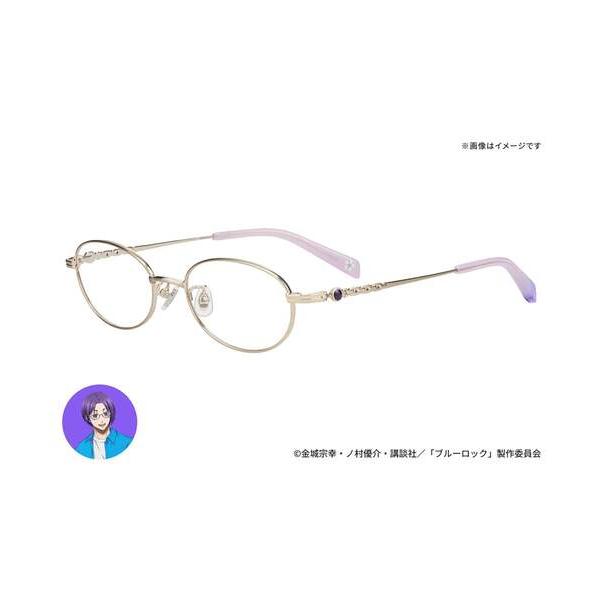 ZOZO問い合わせ番号:109603869ショップ:Zoff，ゾフブランド:Zoff，ゾフ商品名:Zoff | ブルーロック「御影 玲王モデル」オーバル型 メガネ｜軽量 メタル 高級感 眼鏡 検眼調整 伊達メガネ 度付きレンズ交換 度あり ...