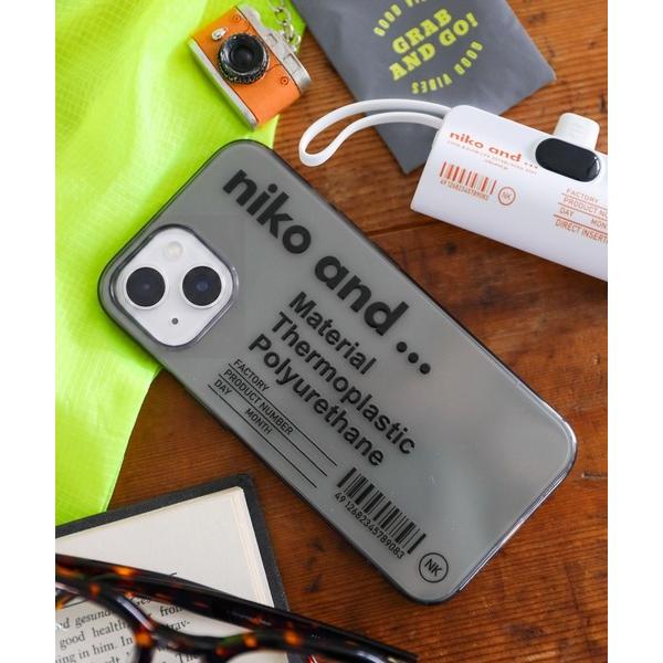 ZOZO問い合わせ番号:109604603ショップ:niko and...，ニコアンドブランド:niko and...，ニコアンド商品名:ニコロゴカラークリアiPhoneケース（13/14/15）カテゴリ:PC・スマホグッズ/家電>ス...