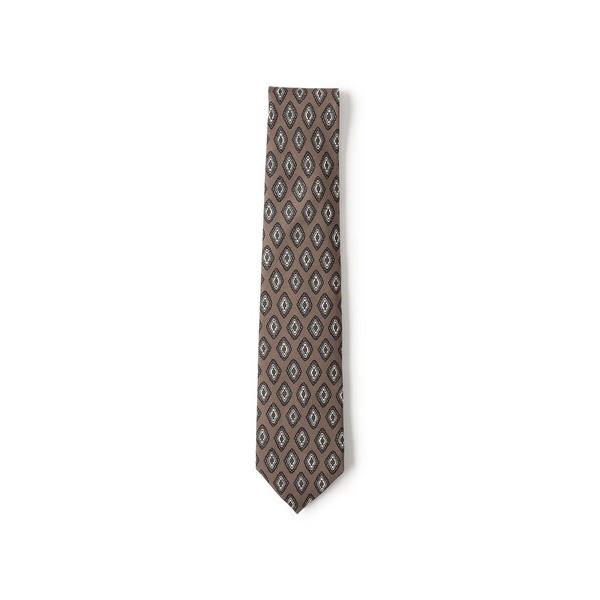 ZOZO問い合わせ番号:109604755ショップ:BEAMS MEN，ビームス メンブランド:BRILLA per il gusto，ブリッラペルイルグースト商品名:シルク ダイヤ柄 プリント ネクタイカテゴリ:フォーマルスーツ/小物&g...