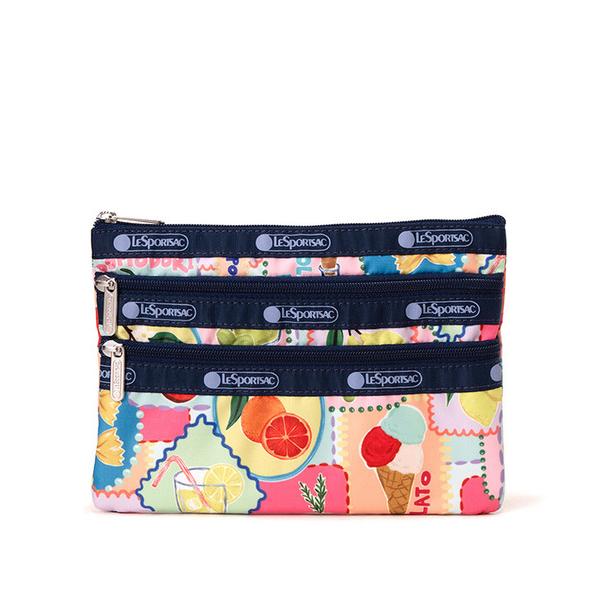 ZOZO問い合わせ番号:109642558ショップ:LeSportsac，レスポートサックブランド:LeSportsac，レスポートサック商品名:3ZIP COSMETIC ラドルチェヴィータカテゴリ:財布/小物>ポーチブランド品番:...