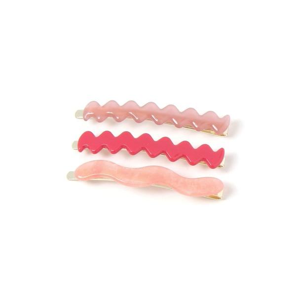 ZOZO問い合わせ番号:109644448ショップ:LAKOLE，ラコレブランド:LAKOLE，ラコレ商品名:ナミナミヘアピン3点セット / 1017613カテゴリ:ヘアアクセサリー>ヘアピンブランド品番:1017613素材:本体:ア...