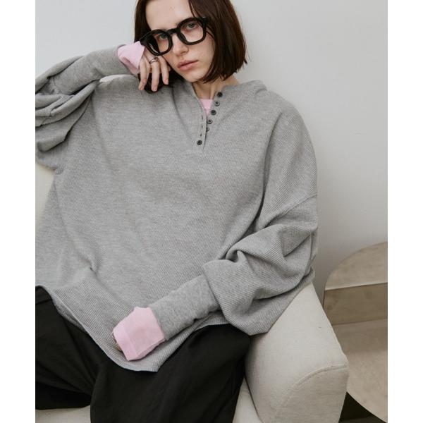 ZOZO問い合わせ番号:109645235ショップ:Auntie Rosa，アンティローザブランド:Auntie Rosa Holiday，アンティローザホリデー商品名:サーマルへンリーフレアプルオーバーカテゴリ:トップス>Tシャツ/...