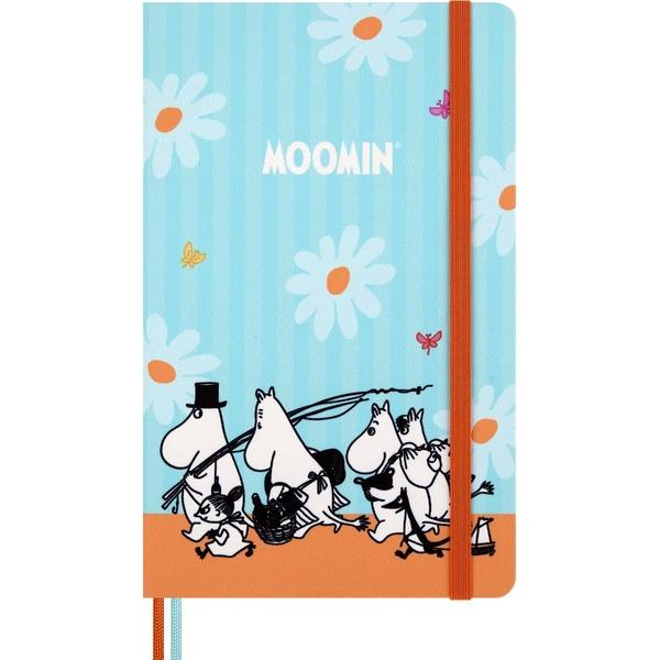 ZOZO問い合わせ番号:109645696ショップ:MOLESKINE，モレスキンブランド:MOLESKINE，モレスキン商品名:モレスキン × ムーミン ノートブック ハードカバー ラージサイズ 横罫 ライトブルーカテゴリ:雑貨/ホビー&...