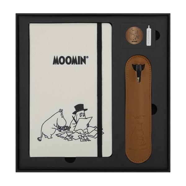 ZOZO問い合わせ番号:109645698ショップ:MOLESKINE，モレスキンブランド:MOLESKINE，モレスキン商品名:モレスキン × ムーミン セット ノートブック + カヴェコペン + ピン ハードカバー ラージサイズ 横罫カ...