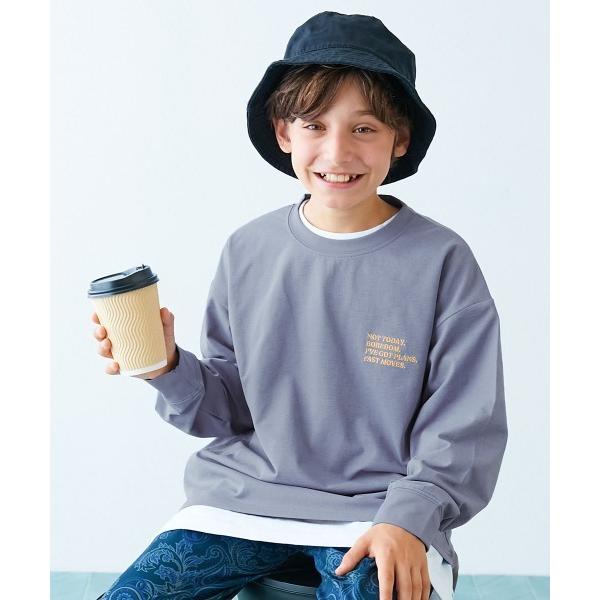 ZOZO問い合わせ番号:109648411ショップ:devirock，デビロックブランド:devirock，デビロック商品名:「イージーウォッシュ」乾燥機OK えらべるロゴ刺繍デザイン 長袖Tシャツカテゴリ:トップス>Tシャツ/カット...