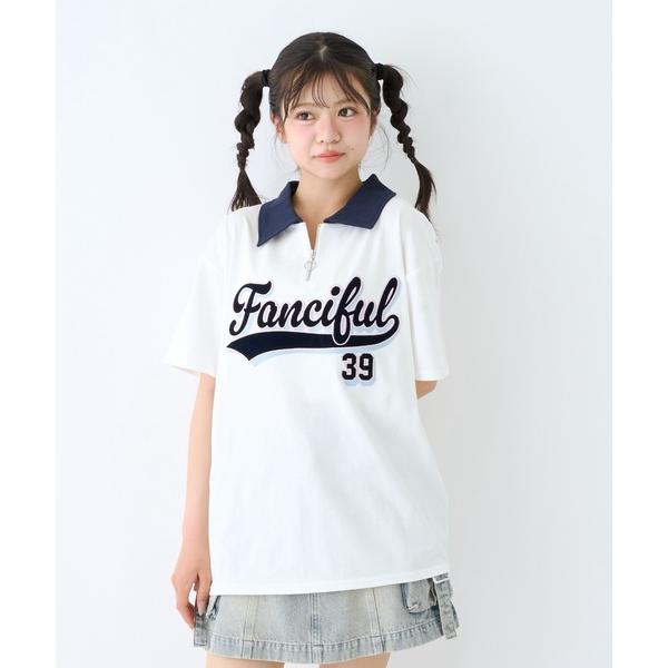ZOZO問い合わせ番号:109684066ショップ:NARUMIYA ONLINE，ナルミヤ オンラインブランド:LOVETOXIC，ラブトキシック商品名:「LTXC/綿100%」ルーズハーフジップ半袖Tカテゴリ:トップス>Tシャツ/...
