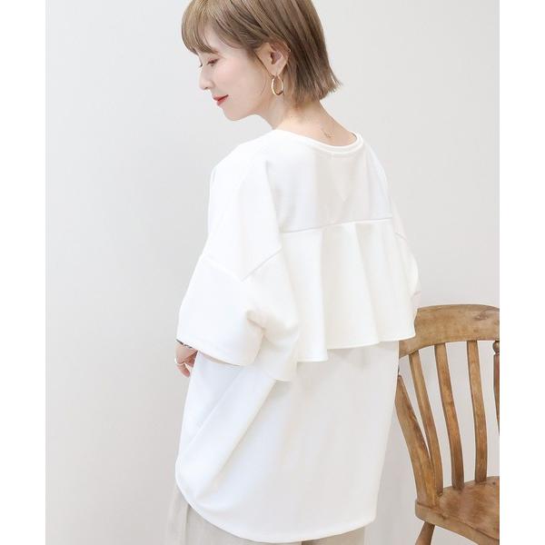 ZOZO問い合わせ番号:109684722ショップ:AMERICAN HOLIC，アメリカンホリックブランド:AMERICAN HOLIC，アメリカンホリック商品名:「WEB限定」バックフリル半袖プルオーバーカテゴリ:トップス>Tシャ...