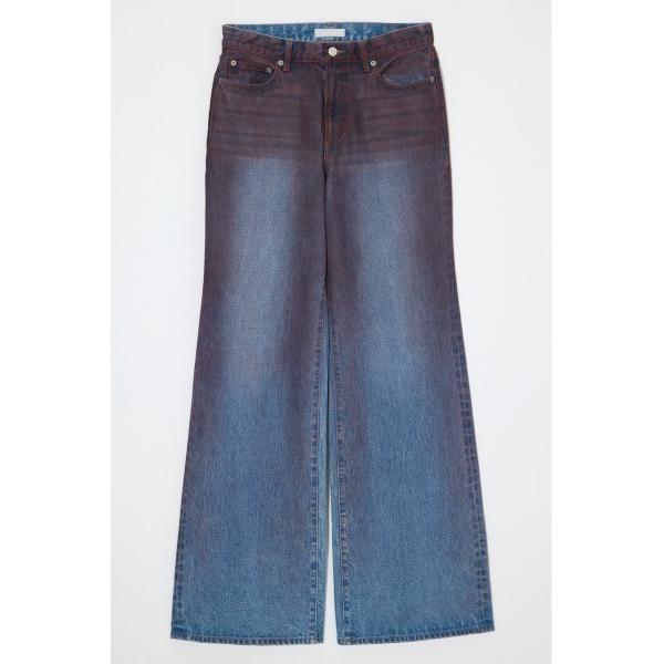 ZOZO問い合わせ番号:109722965ショップ:MOUSSY，マウジーブランド:MOUSSY，マウジー商品名:「26年AW新作」SPRAYED LOOSE FLAREカテゴリ:パンツ>デニムパンツブランド品番:010JAH11-1...