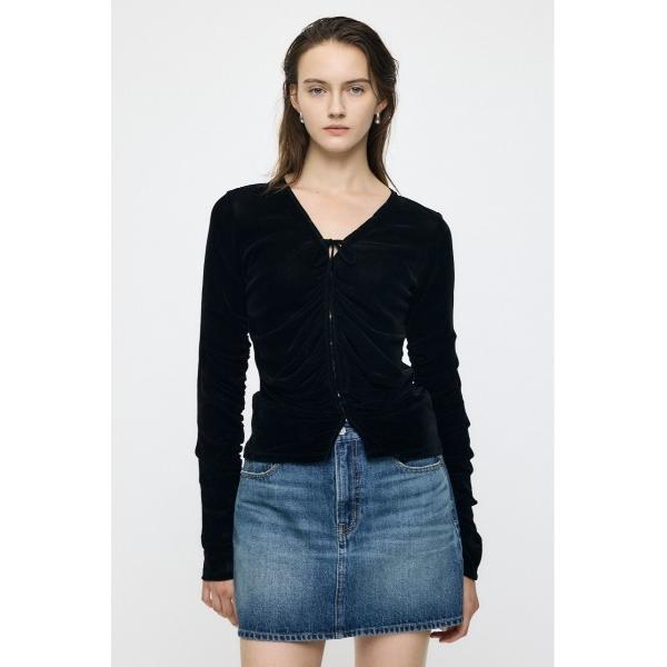 ZOZO問い合わせ番号:109722989ショップ:MOUSSY，マウジーブランド:MOUSSY，マウジー商品名:「26年AW新作」SHEER VELOUR カーディガンカテゴリ:トップス>カーディガン/ボレロブランド品番:010JA...