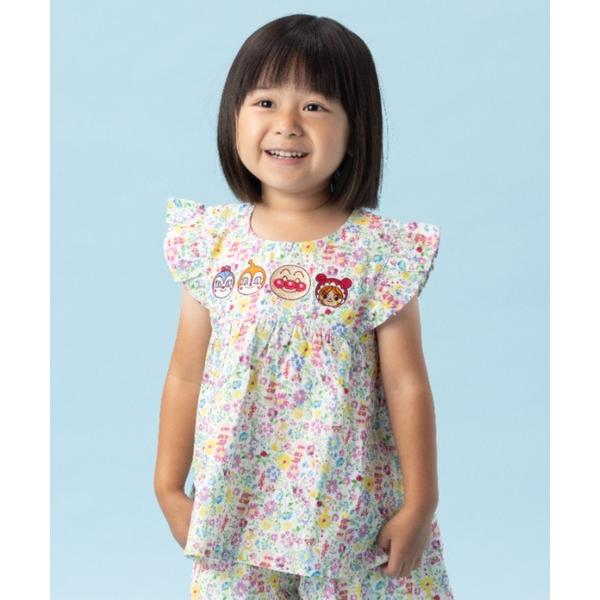 ZOZO問い合わせ番号:109760209ショップ:BANDAI APPAREL SHOP，バンダイアパレルショップブランド:ANPANMAN KIDS COLLECTION，アンパンマンキッズコレクション商品名:お花総柄チュニックブラウス...