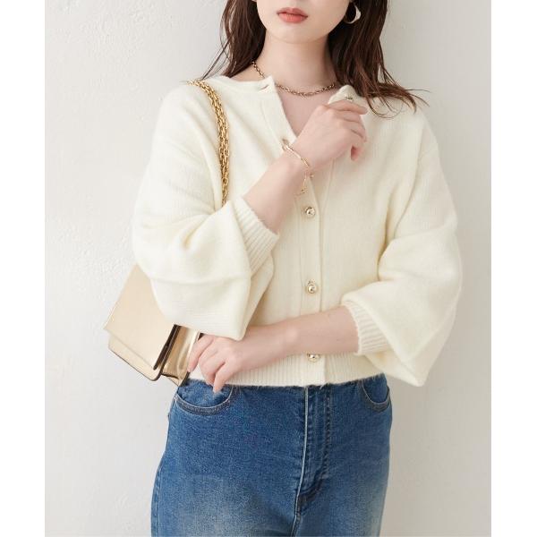 『タイムセール実施中』ZOZO問い合わせ番号:109763607ショップ:natural couture，ナチュラルクチュールブランド:natural couture，ナチュラルクチュール商品名:「ZOZO限定」ころりん釦クルーネックカーデ...
