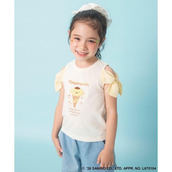 ZOZO問い合わせ番号:109764753ショップ:branshes，ブランシェスブランド:branshes，ブランシェス商品名:【サンリオキャラクターズ】シフォン肩あきトップスカテゴリ:トップス>Tシャツ/カットソーブランド品番:1...