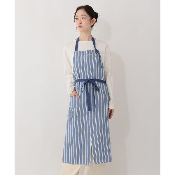 ZOZO問い合わせ番号:109800688ショップ:Afternoon Tea LIVING，アフタヌーンティー・リビングブランド:Afternoon Tea，アフタヌーンティー商品名:フロントスリットエプロン ストライプカテゴリ:食器/キ...