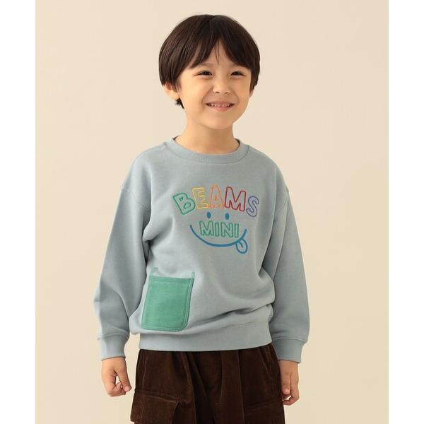 ZOZO問い合わせ番号:109841139ショップ:BEAMS HEART，ビームスハートブランド:BEAMS mini，ビームスミニ商品名:スマイル 刺繍 スウェット 2026FW（90〜130cm）キッズ カジュアル プチプラ 通園 通...