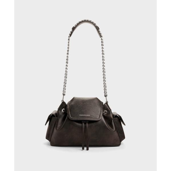 ZOZO問い合わせ番号:109841598ショップ:CHARLES &amp; KEITH，チャールズ＆キースブランド:CHARLES &amp; KEITH，チャールズ &amp; キース商品名:Noane ノアン サイドポケット バケッ...