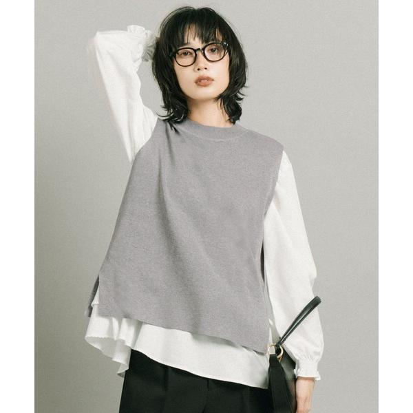 ZOZO問い合わせ番号:109843012ショップ:coca，コカブランド:coca（coca），コカ商品名:2点セットニットベストフリルブラウスカテゴリ:トップス>シャツ/ブラウスブランド品番:66-251239002-04素材:ニ...