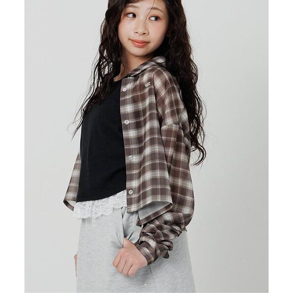 ZOZO問い合わせ番号:109880624ショップ:F.O.Online Store，エフオーオンラインストアブランド:algy，アルジー商品名:シアーチェック長袖シャツカテゴリ:トップス>シャツ/ブラウスブランド品番:G408016...